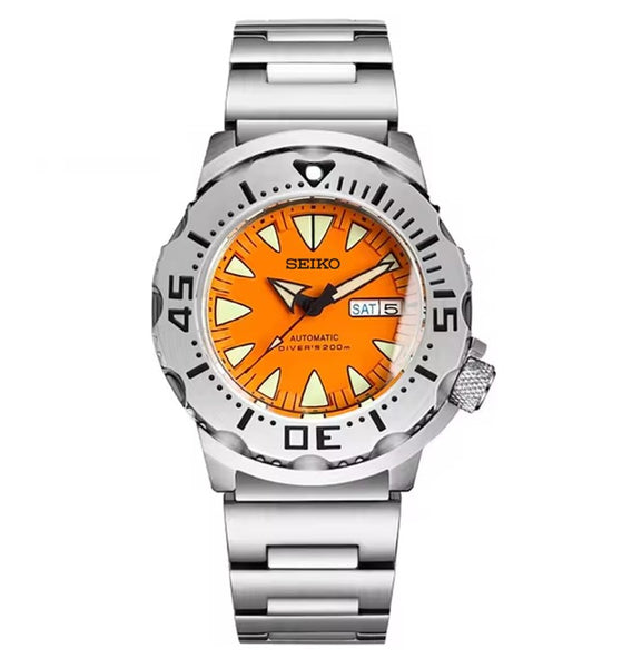 42mm Seiko Monster Mod in Orange or Blue – Seiko Creations