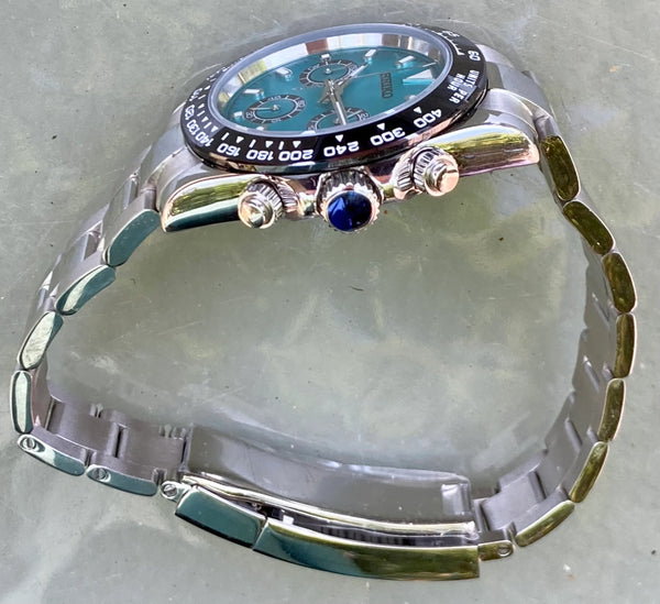 Seiko VK63 Ocean Blue Chronograph – Seiko Creations